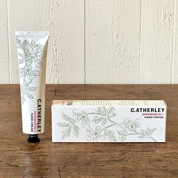 Geranium No. 1 Hand Cream by C.Atherley - Larger Cross