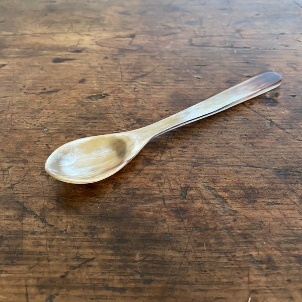 Horn Chutney Spoon - Larger Cross